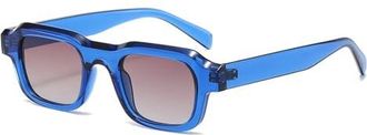 Generic Lunettes De Soleil Unisexes &Agrave; Monture Fine For Les Vacances, Activit&eacute;s Plein Air Et La Conduite(Blue)
