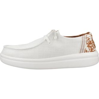 Hey Dude Tiermuster Rise Schn&uuml;rschuhe - - Shoes - Damen - Wei&szlig; - 38 EU