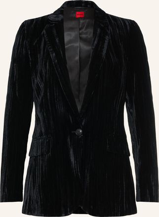HUGO BOSS Hugo Samtblazer Aurent schwarz