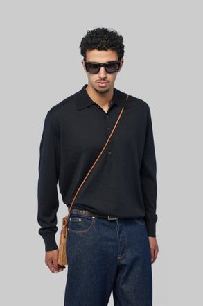 Dries Van Noten Muano Wool Polo Shirt