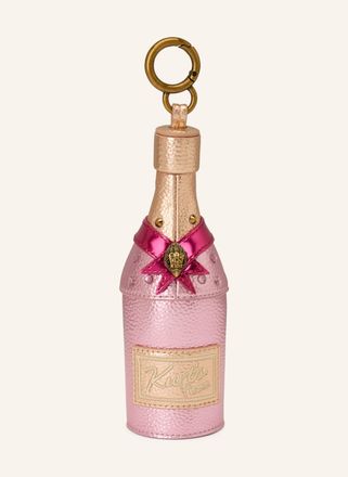Kurt Geiger Taschenanh&auml;nger Champagne Bottle rosa