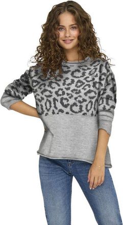 Only Strickpullover ONLJADE ANIMAL mit Rundhals