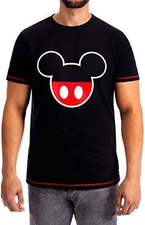 Disney T-Shirt Homme Mickey Mouse Noir XX-Large