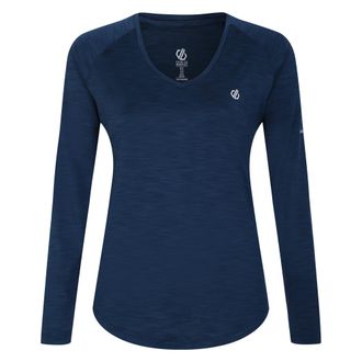 Dare 2B Dare2b Damen Funktionsshirt Kurzarmshirt Vigilant Active T-Shirt, Farbe:Dunkelblau, Artikel:-ZV7 Moonlight Denim, Gr&ouml;&szlig;e:46