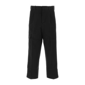 OAMC Oamc, Homme, Pantalons, Noir, Taille: W32 Pantalon en coton noir