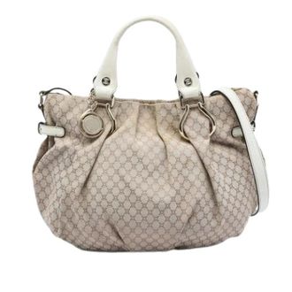 Celine Pre-owned Canvas Satchel - Femme - Pre-owned - Beige - Taille: ONE Size