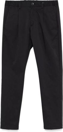 Herno Homme, Pantalons, Noir, Taille: M Pantalon Effet Coton avec Cordon de Serrage