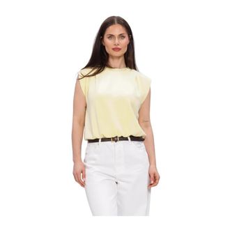 Minus Msmarta Sweat - - Blouses & Shirts - Damen - Gelb - 2XL