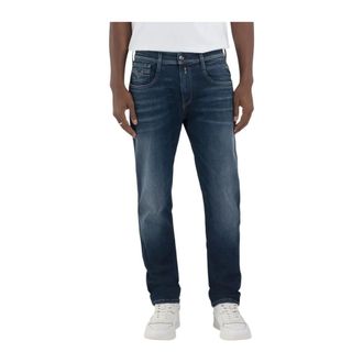 Replay Homme, Jeans, Bleu, Taille: W40 L32 Slim Fit Denim Jeans