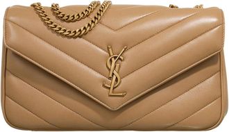 Saint Laurent Crossbody Bags - LouLou Medium - Gr. unisize - in Beige - f&uuml;r Damen