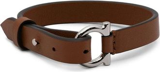 Ferragamo Homme, Accessoires, Brun, Taille: ONE Size Bracelet Gancini