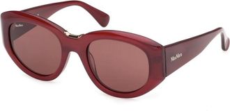 Max Mara Femme, Accessoires, Rouge, Taille: 52 MM Lunettes de soleil 69S