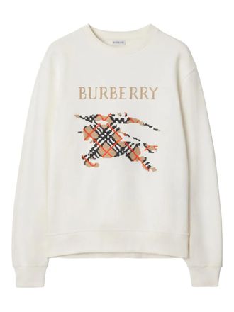 Burberry sweat en coton mélangé - Tons neutres