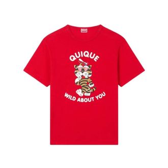 Kenzo Homme, Tops, Rouge, Taille: M T-shirt Cartoon