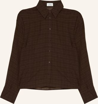 OPUS Hemdbluse Fargyle braun