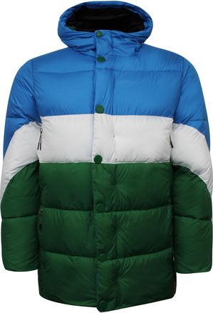 Hunter Original Puffer Herren Blau/Gr&uuml;n Jacke
