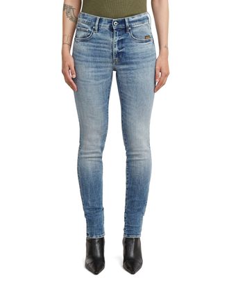 G-Star Damen 3301 Skinny Jeans, Blau (Faded Blue Halite D05175-C051-H914), 28W / 32L