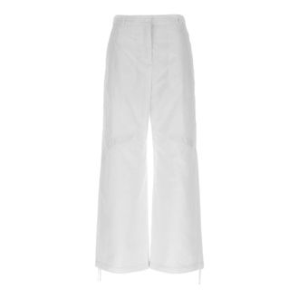 Moncler Femme, Pantalons, Blanc, Taille: 38 FR Pantalons &eacute;l&eacute;gants pour hommes et femmes
