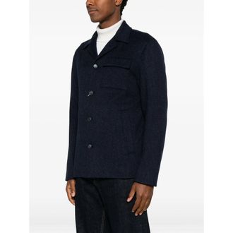 Herno Wool-Cashmere Jacket - Navy