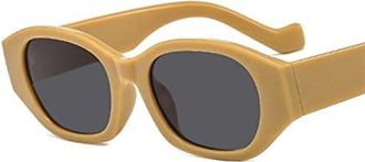 Generic 2025 Designer Small Frame Street Shot Lunettes de soleil pour hommes et femmes pour les vacances en plein air (couleur : B, taille : 1)