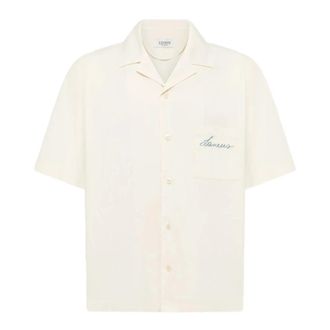 Laneus Bowling Boxy Fit Shirt - - Shirts - Herren - Beige - L