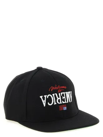 Willy Chavarria Embroidered Logo Baseball Cap - Black