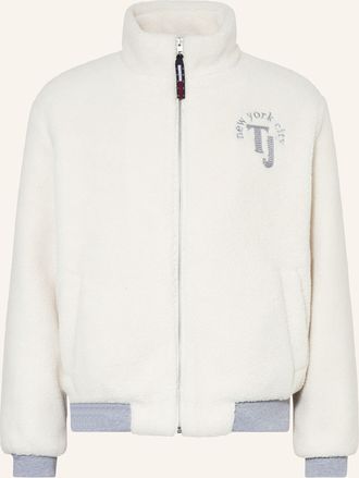 Tommy Jeans Teddyfell-Blouson weiss
