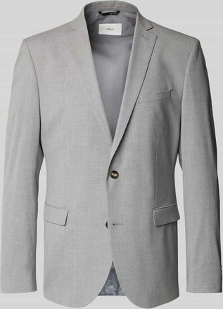 s.Oliver Black Label Slim Fit 2-Knopf-Sakko aus elastischem Viskose-Mix mit 2-Knopf-Verschluss