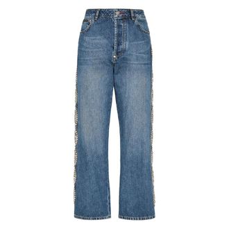Philipp Plein Denim Hosen Loose Fit - - Jeans - Damen - Blau - W25