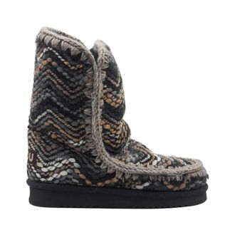 Mou Bunte Wollh&auml;kelstiefel f&uuml;r Frauen - - Shoes - Damen - Mehrfarbig - 36 EU