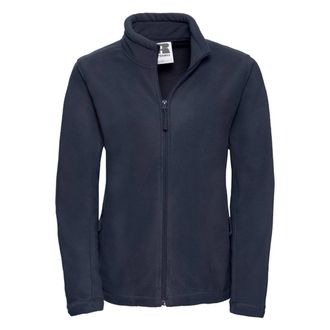 Russell Athletic Russell - Fleecejacke Durchgehender Rei&szlig;verschluss f&uuml;r Damen - F&uuml;r Au&szlig;en (Dunkelblau)