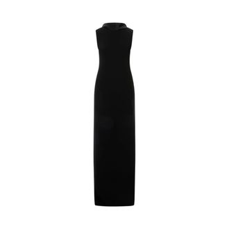Max Mara Aere Langes Kleid - - Dresses - Damen - Schwarzk - S