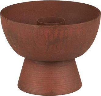 Ib Laursen Kerzenhalter f/2,2 cm Kerze Turku konischer Sockel, H: 6,5 &Oslash;: 8