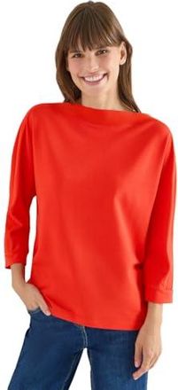Cecil 3228710 T-Shirt Batwing avec Ruban, Orange (Pumkin Orange), L Femme