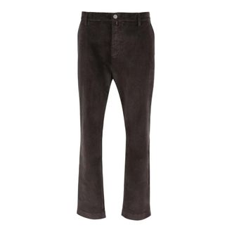 Jacob Cohen Homme, Pantalons, Brun, Taille: W34 Pantalon en Coton Stretch Velours