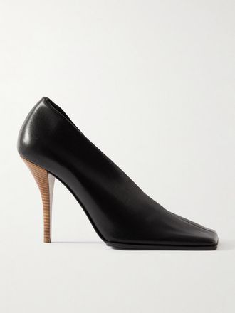 Alaia Escarpins En Cuir 90 - Noir
