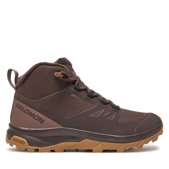 Salomon Trekkingschuhe Salomon Outsnap Climasalomon Waterproof L47685100 Braun