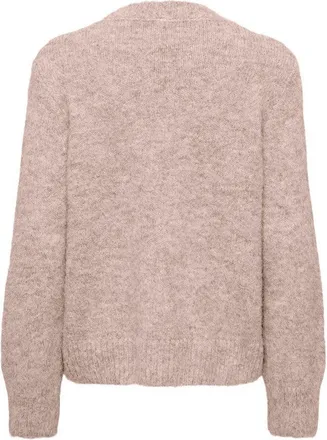 Only Strickpullover ONLSAHERI LS O-NECK KNT Materialmix, loose fit