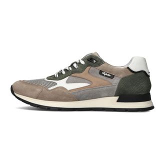 Australian Footware Beige Low Top Sneakers f&uuml;r Herren - - Shoes - Herren - Gr&uuml;n - 44 EU