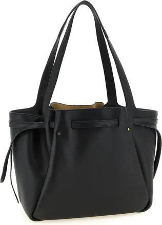 Tory Burch Womens Black Cowhide Tote Bag
