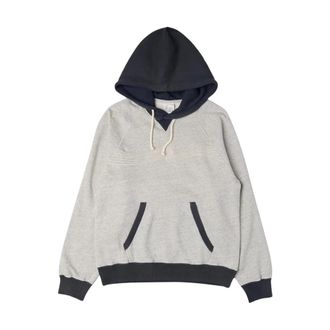 Nudie Jeans Gunde Hoodie Embo Wave - - Sweatshirts & Hoodies - Herren - Grau - L