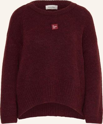 American Vintage American Vintage Pullover East Mit Alpaka rot