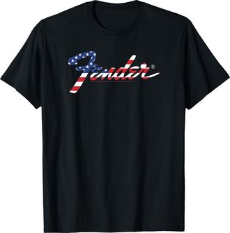 Fender American Flag Fill Logo T-Shirt