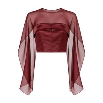 Alberta Ferretti Blusen - - Blouses & Shirts - Damen - Rot - L