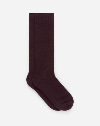 Arket Gerippte Socken Aus Wollmischung -Rot