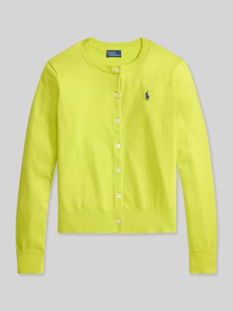 Polo Ralph Lauren Regular Fit Strickjacke aus Baumwoll-Mix