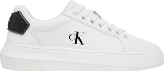 Calvin Klein Jeans Femme, Chaussures, Blanc, Taille: 38 EU sneaker Pelle