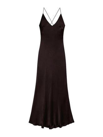 Anine Bing Robe Au Genou - Marron