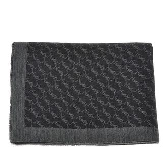Saint Laurent Cassandre cashmere and silk scarf Man One Size