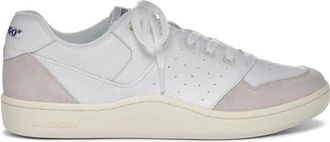 Sebago Baskets de bateau ouragan blanc en cuir et daim - 77131BW- 911 - Taille, Blanc, 44.5 EU